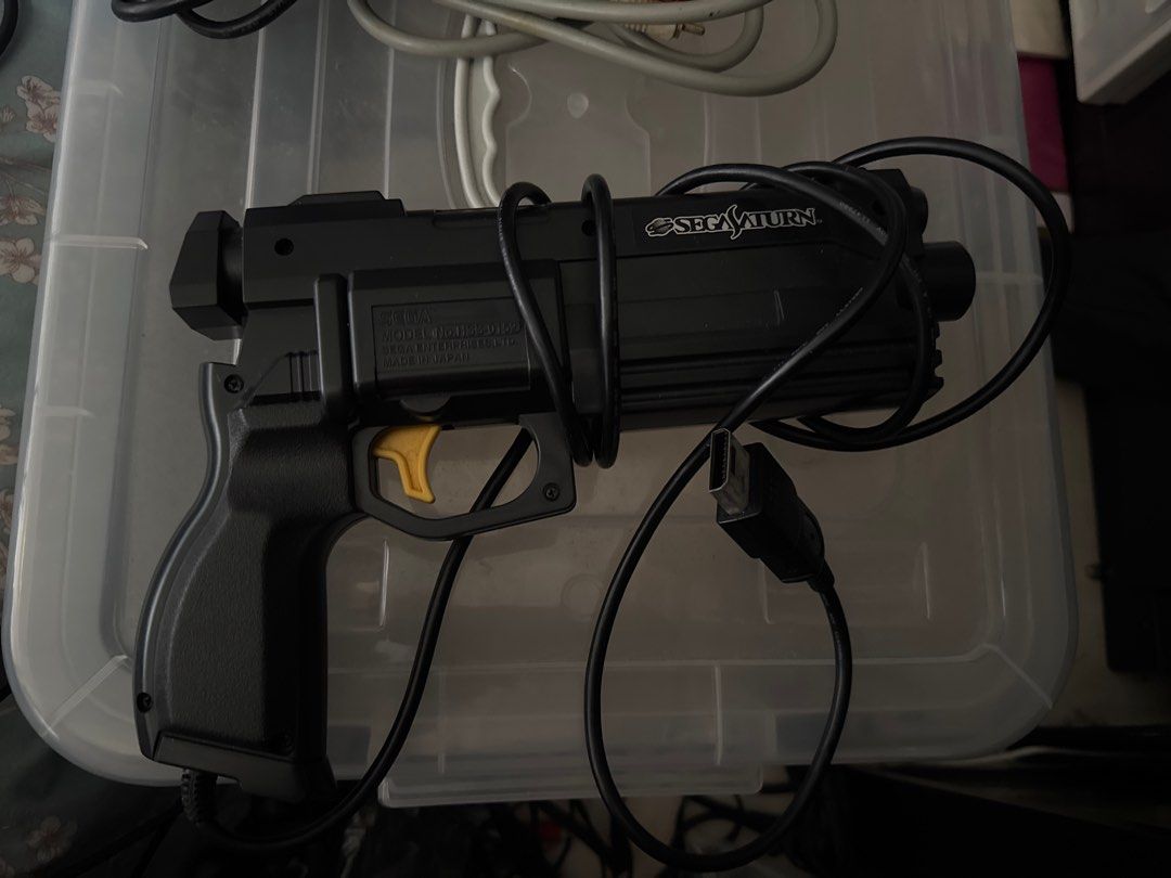 Sega Saturn Light Gun, Hobbies & Toys, Toys & Games on Carousell