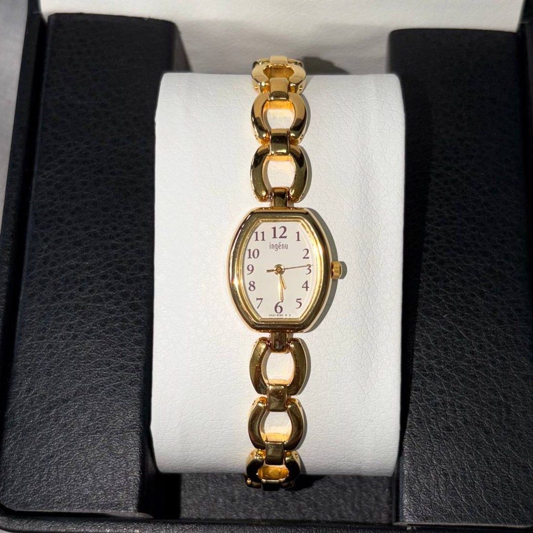 Seiko Ingenu Gold RARE Vintage Watch, Women's Fashion, Watches ...
