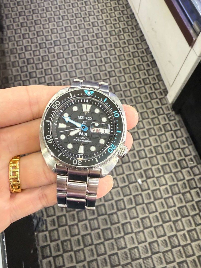 SEIKO PROSPEX PADI TURTLE KING AUTOMATIC DIVERS 200M, Men's Fashion ...