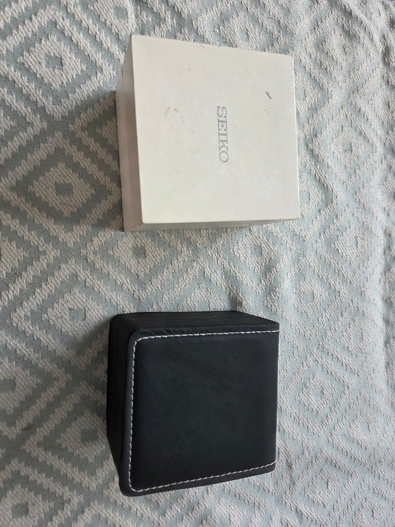 Seiko Watch Box, Black watch box, Omega Warranty Card, Luxury, Watches ...