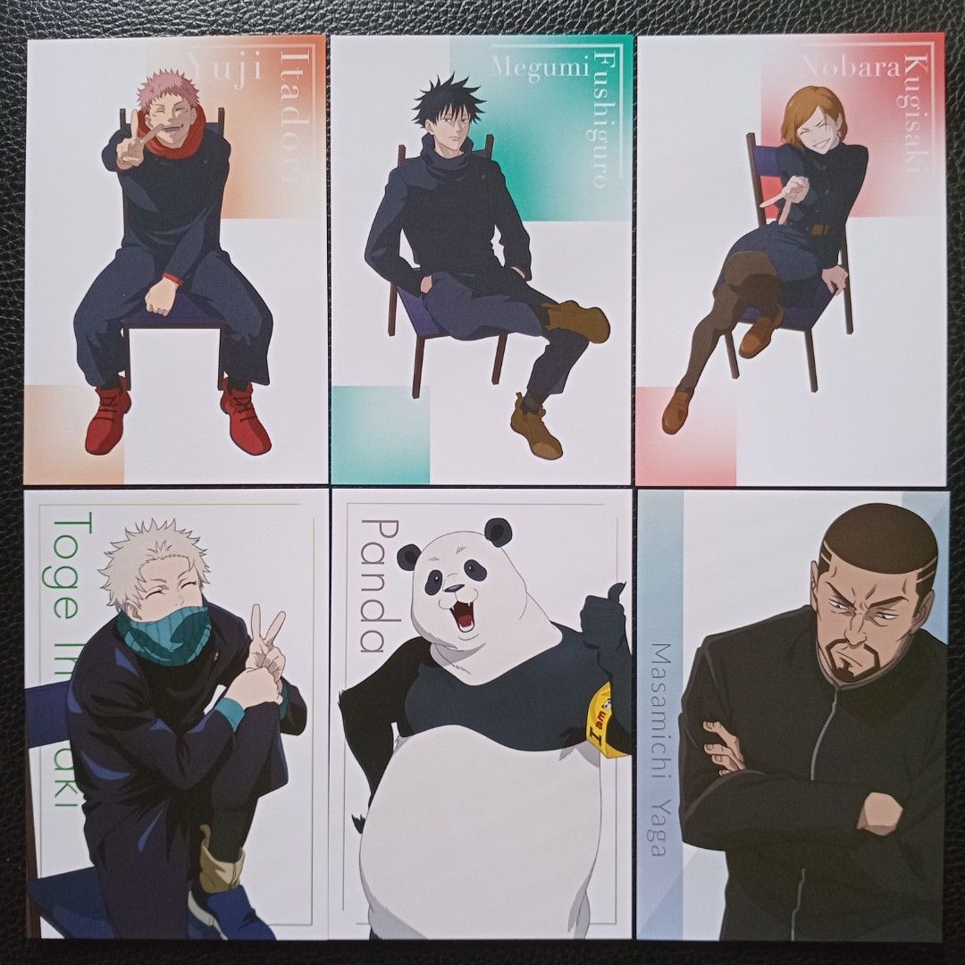 [Set] JJK Jujutsu Kaisen Class Photo postcards (Itadori Yuji, Fushiguro ...