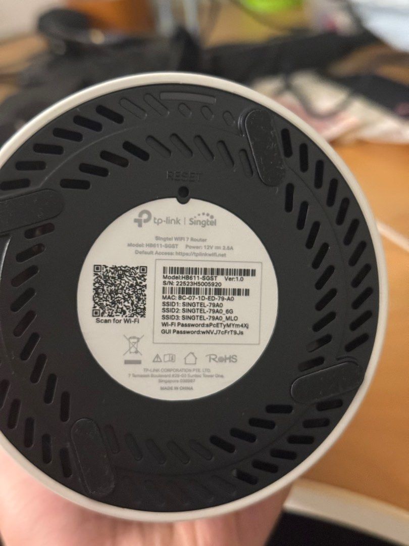 Singtel tp-link WiFi 7 Router, Computers & Tech, Parts & Accessories ...