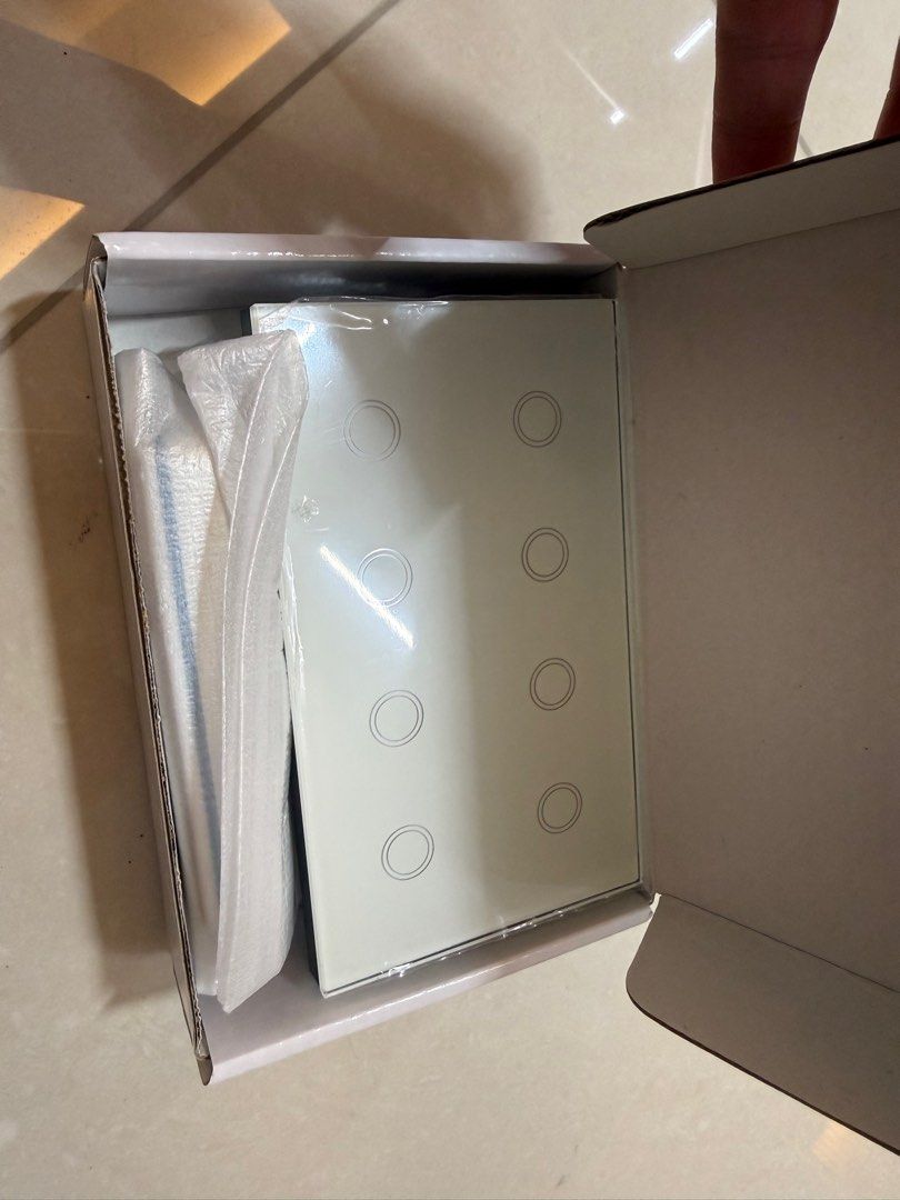 Smart Light Switch - 8 Gang White, Furniture & Home Living, Lighting ...