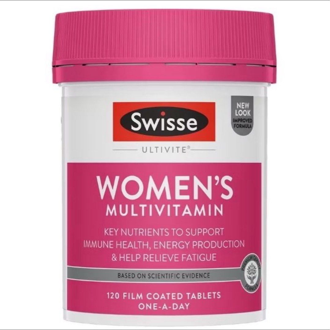 Swisse Ultivite Women's Multivitamin - 120 Tablets, Health & Nutrition ...