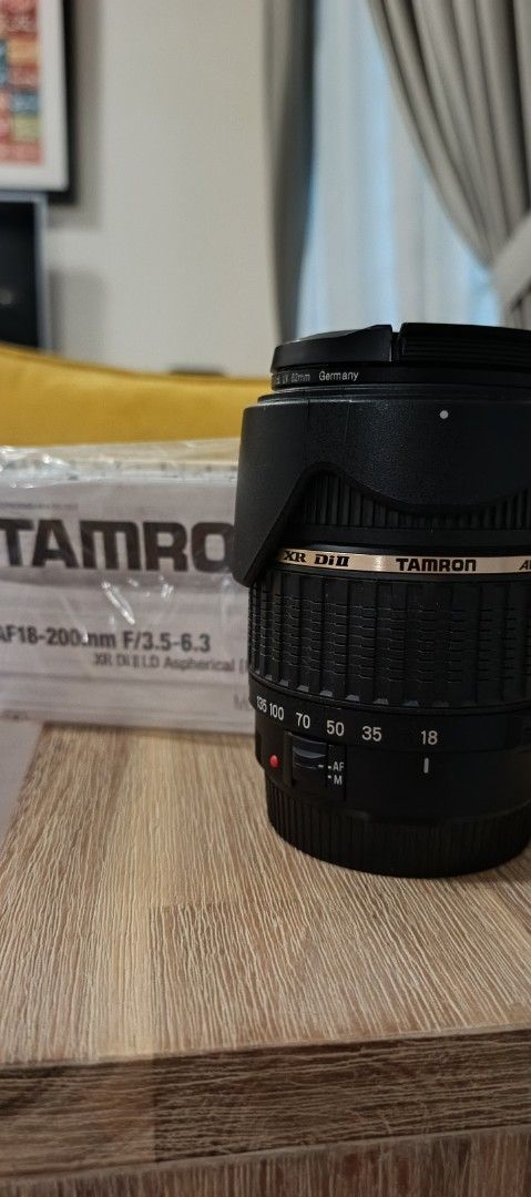 Tamron AF18-200mm F/3.5-6.3 XR LD Aspherical (IF) Macro Lens ...