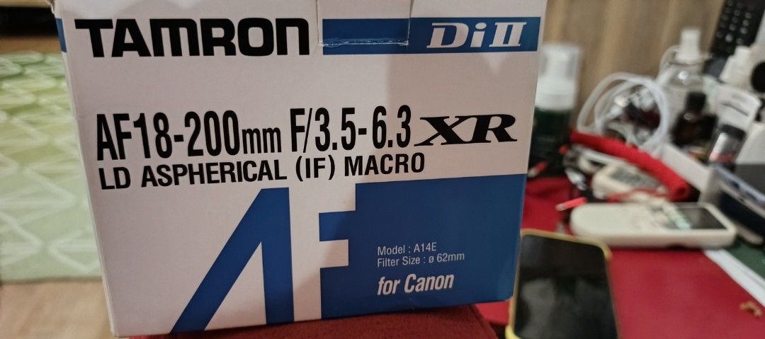Tamron AF18-200mm F/3.5-6.3 XR LD Aspherical (IF) Macro Lens ...