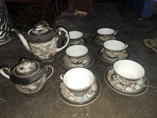 Tea set naga japan, Antik, Lainnya di Carousell