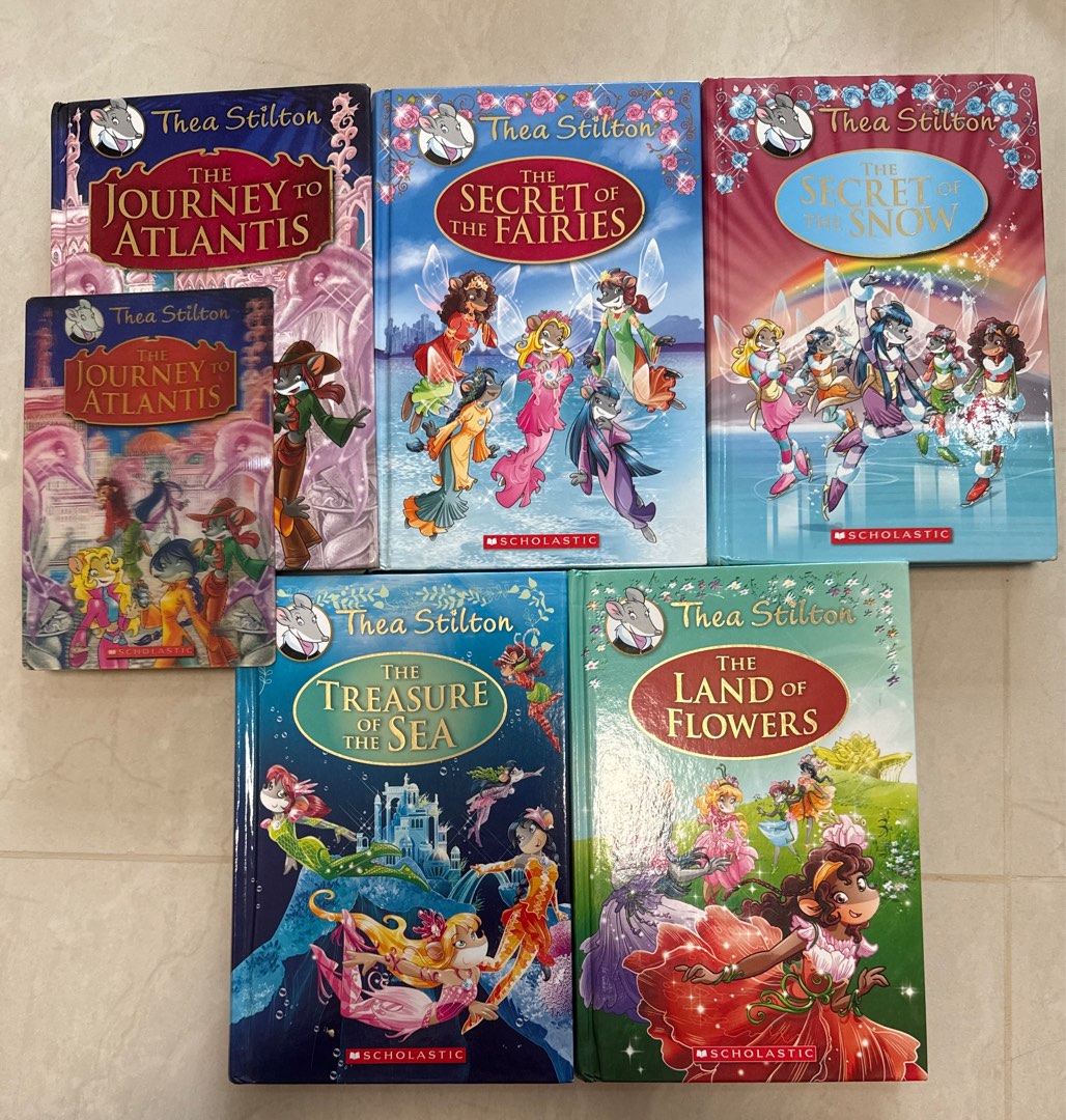 Thea Stilton and Geronimo Stilton Book Collection, Hobbies & Toys ...