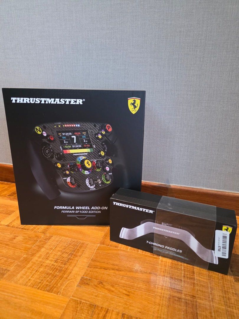 Thrustmaster Racing Wheel Set - Ferrari Edition, Video Gaming, Gaming ...