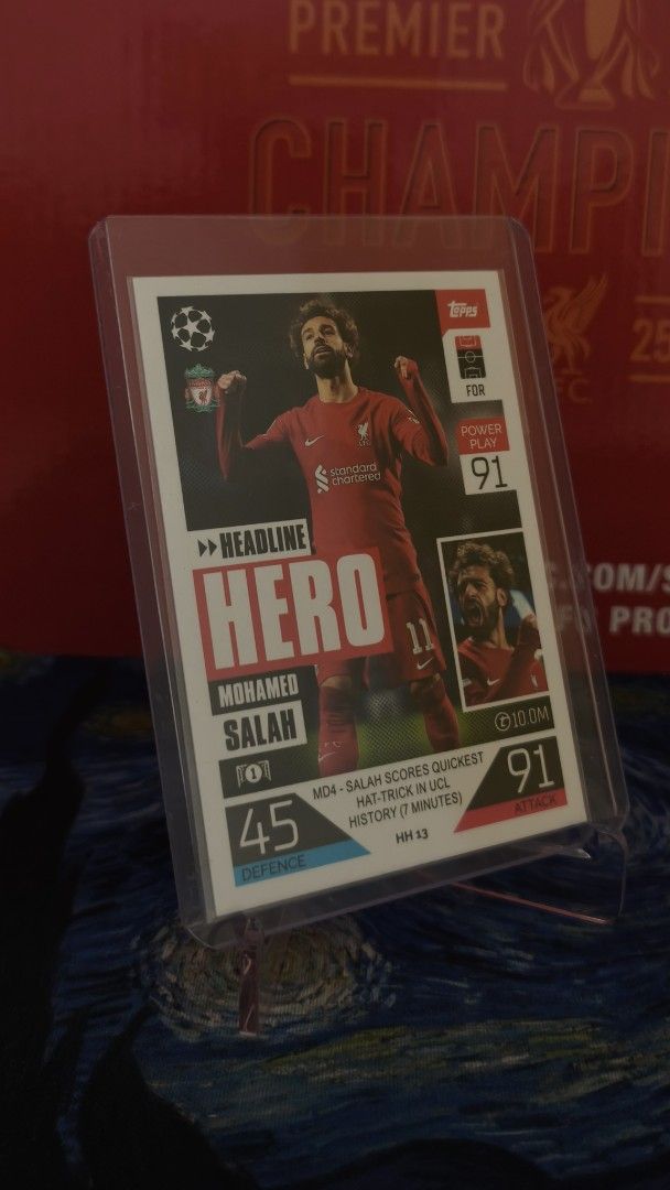 Topps Match Attax Mohamed Salah Hero Card, Hobbies & Toys, Memorabilia ...