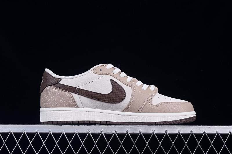 Travis Scott x Fragment Design x Air Jordan 1 Low OG SP AJ1 喬1 迪奧聯名蛇年限定 ...
