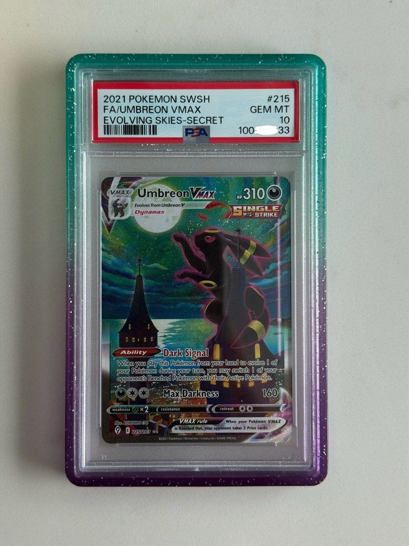 Umbreon VMAX Secret Rare PSA 10 - Evolving Skies, Hobbies & Toys, Toys ...