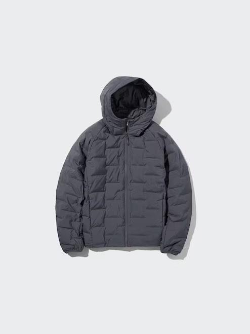 Uniqlo Pufftech Parka - Dark Grey , Men's Fashion, Coats, Jackets and ...