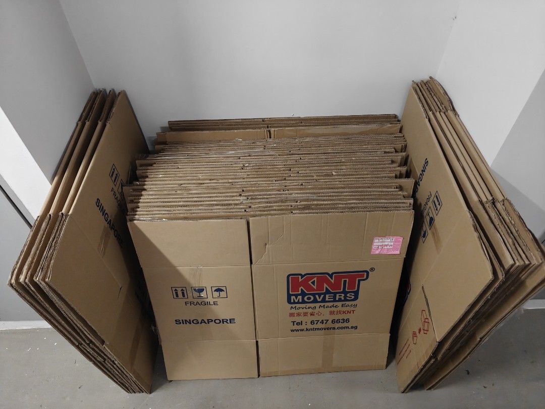 Used KNT Movers Cardboard Boxes, Furniture & Home Living, Home ...