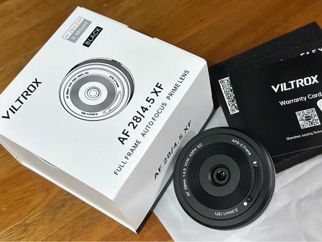 Viltrox AF 28mm f/4.5 XF (Fujifilm X-mount) lens - Black, Photography ...