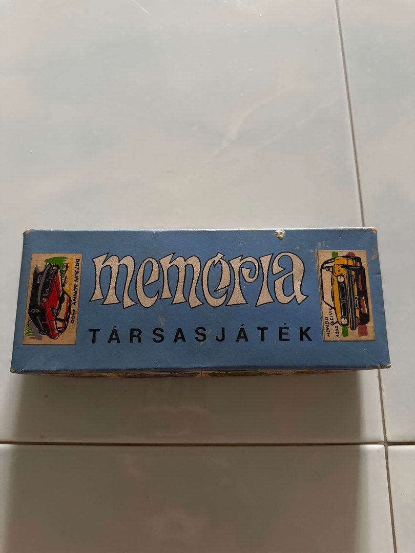Vintage retro collectibles - Memoria Car Memory Game, Hobbies & Toys ...
