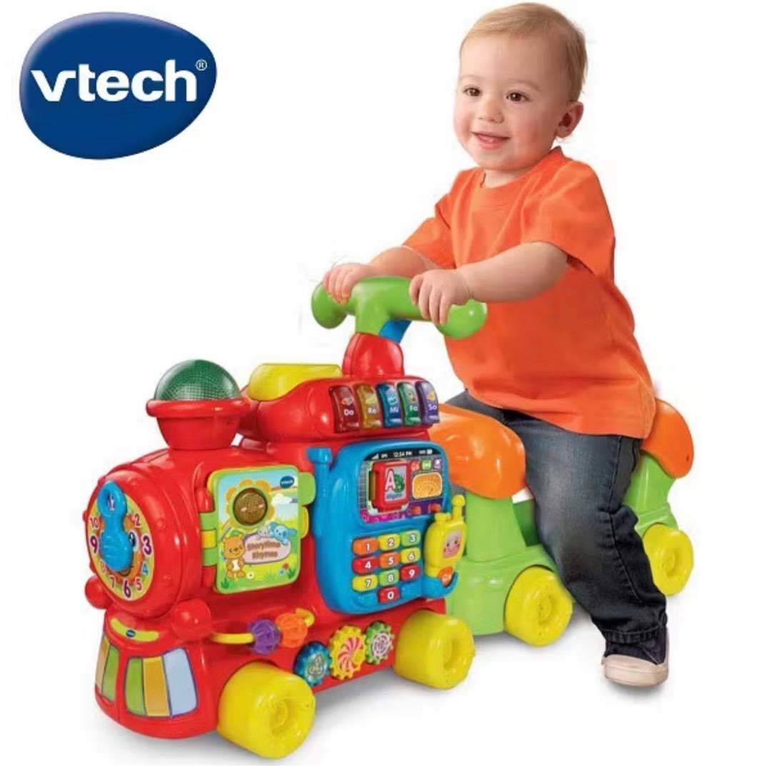V-Tech VTech Push & Ride Alphabet Train, Babies & Kids, Infant Playtime ...