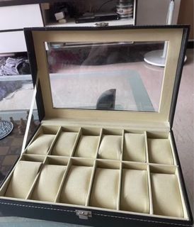 Watch box, Men's Fashion, Watches & Accessories, Accessory holder, box ...