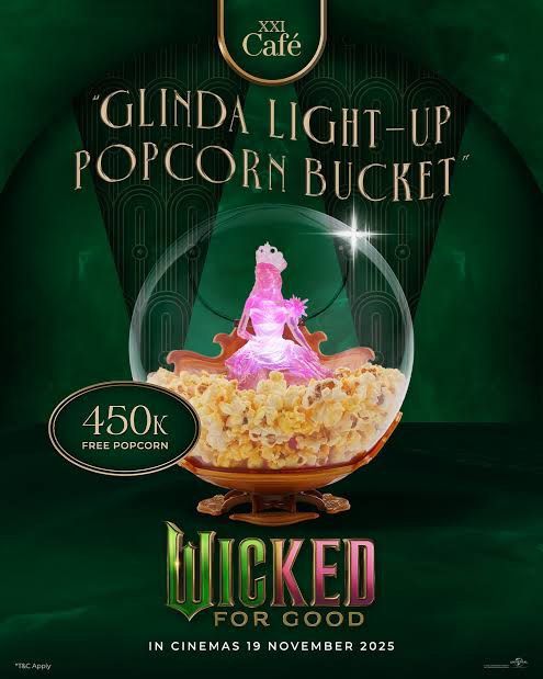 Wicked for Good Glinda Light up Popcorn Bubble Bucket, Hobbies & Toys ...