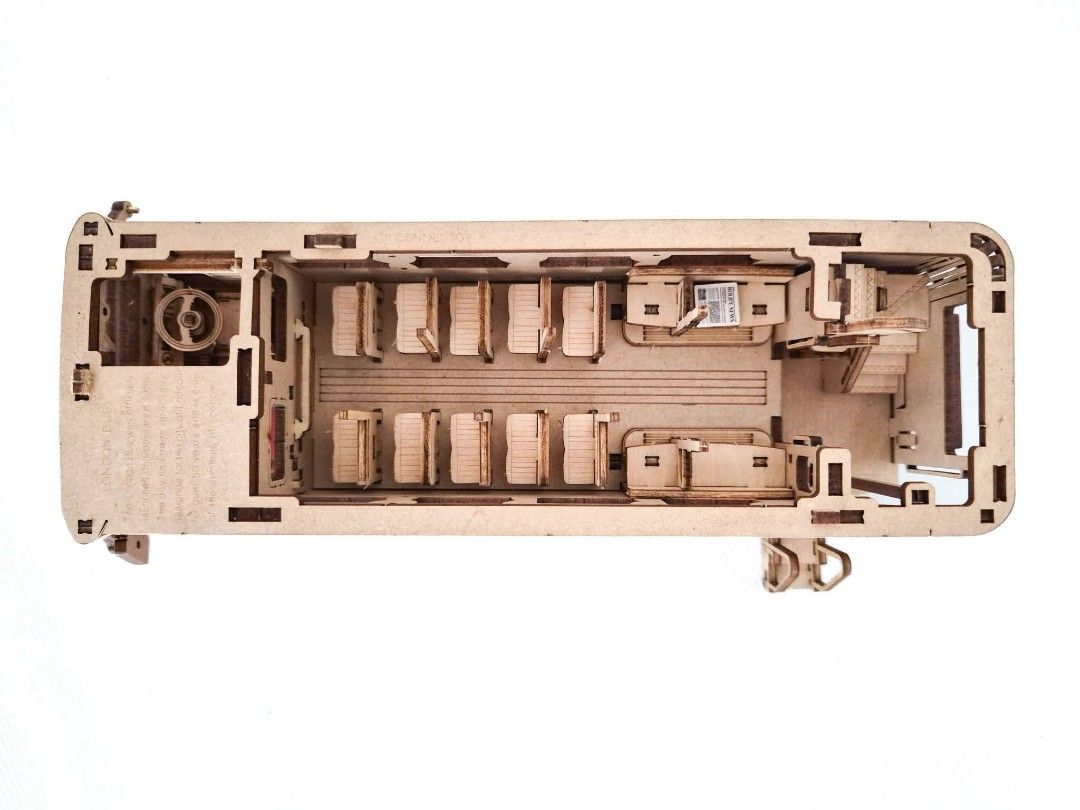 Wooden London Tour Bus Model, Hobbies & Toys, Memorabilia ...