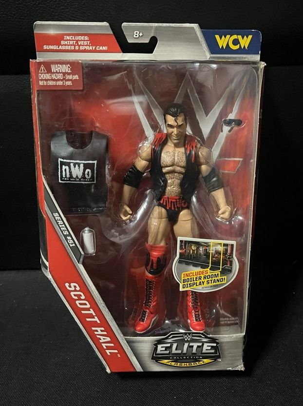 WWE Elite Scott Hall (NWO) Flashback Collection, Hobbies & Toys, Toys ...