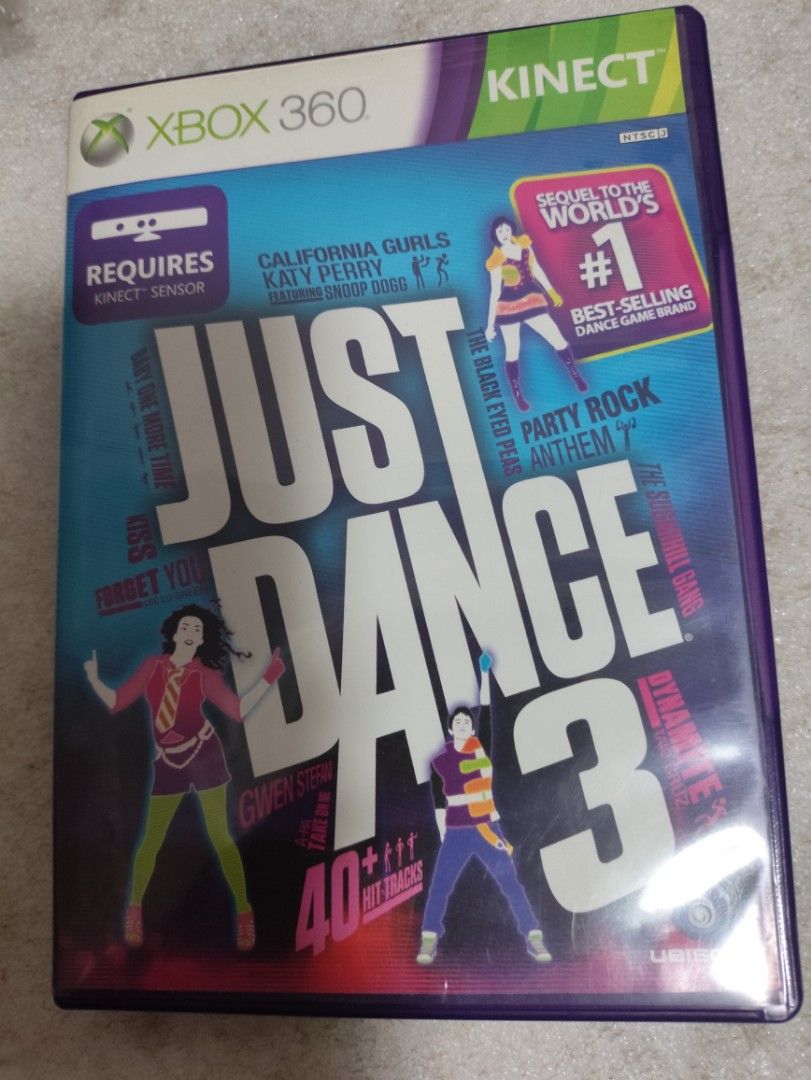 Xbox 360 kinect just dance 3 disc got scratches playable, Video Gaming ...