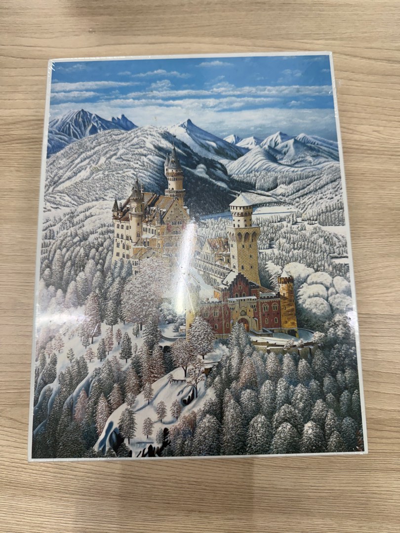 1000 Piece Bavarian Castle in Winter Puzzle, Hobbies & Toys, Toys ...