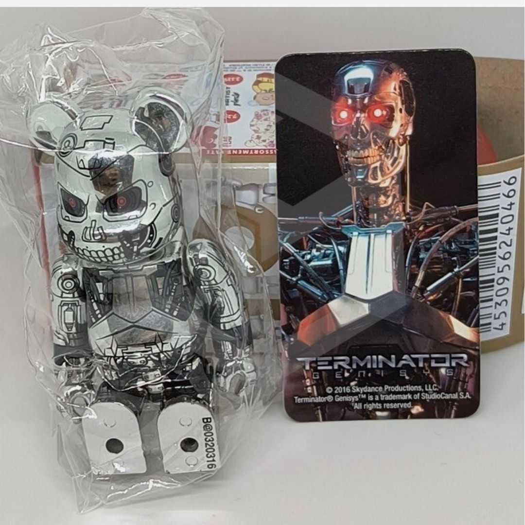 100% BE@RBRICK Terminator Series 32 TERMINATOR GENISYS, Hobbies & Toys ...