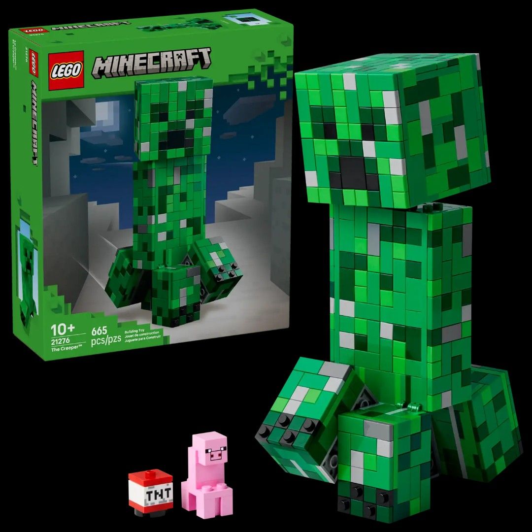 (1 Left) LEGO Minecraft The Creeper 21276, Hobbies & Toys, Toys & Games ...