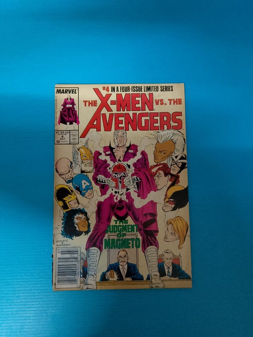 1st app Crawler ! The X-Men Vs The Avengers #4 ( Keith Pollard - Cover ...