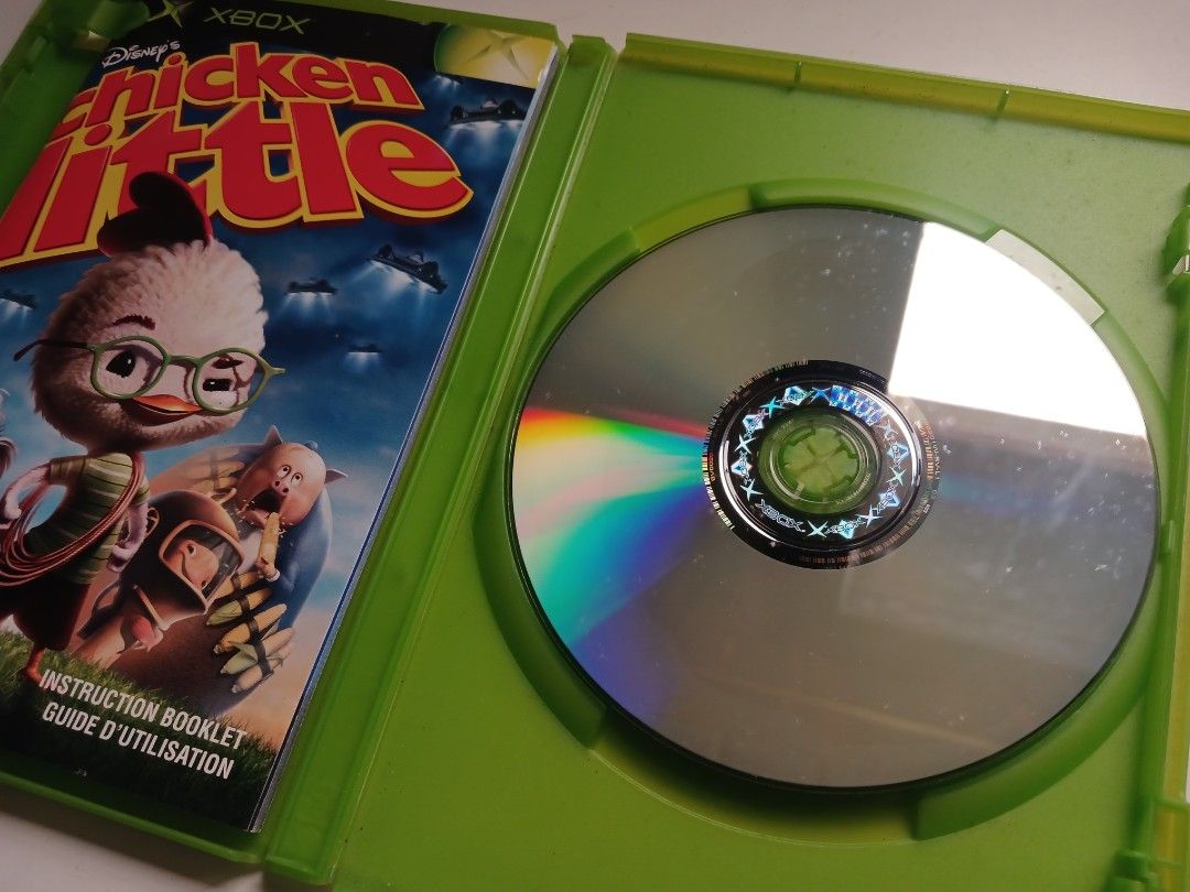 2005 DISNEY CHICKEN LITTLE - XBOX VIDEO GAME COMPLETE W/ MANUAL ...