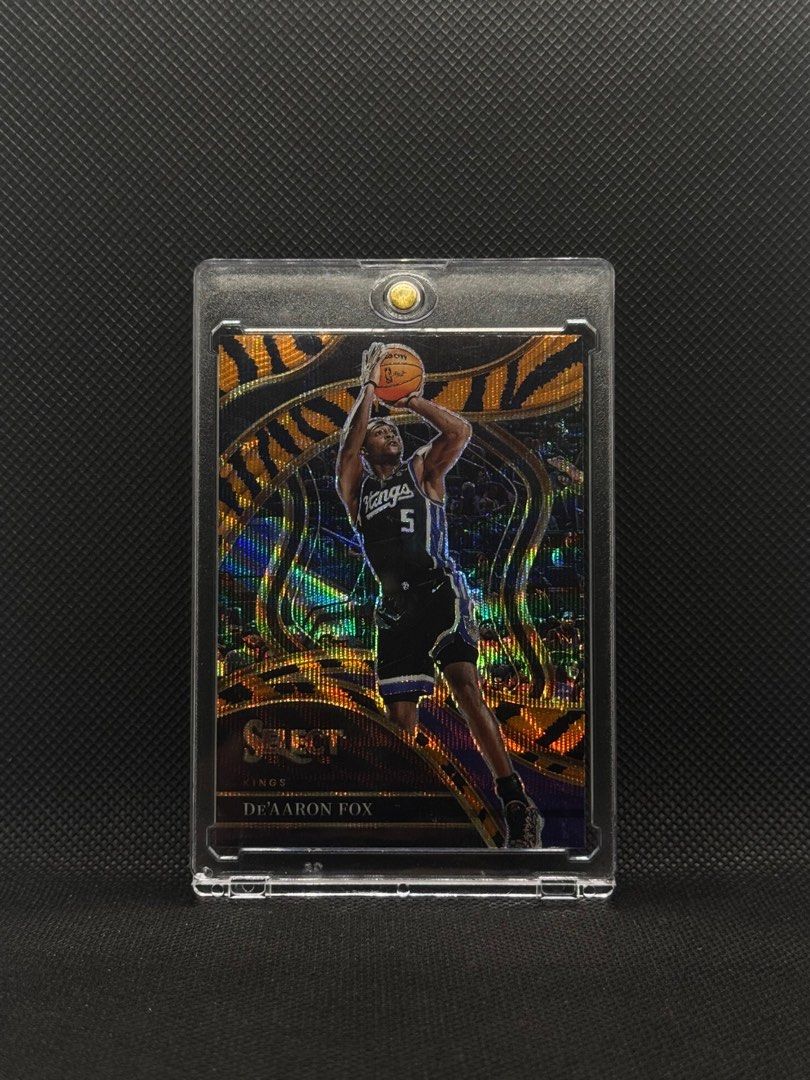 2023 De’aaron Fox Tiger Prizm Courtside Level 3 SSP Spurs Nba Card ...