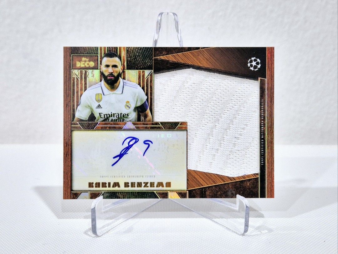 2025/26 Topps Deco UEFA Club Competitions Soccer Autographs Relic Card ...