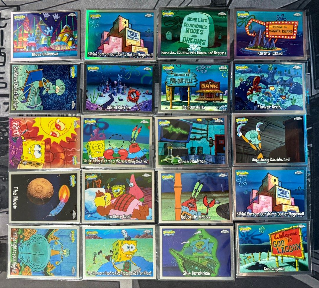 2025 Topps Chrome SpongeBob, Hobbies & Toys, Toys & Games on Carousell
