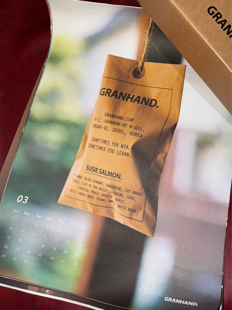 2026 Poster Calendar Aesthetic from Granhand Korea, Hobbies & Toys ...