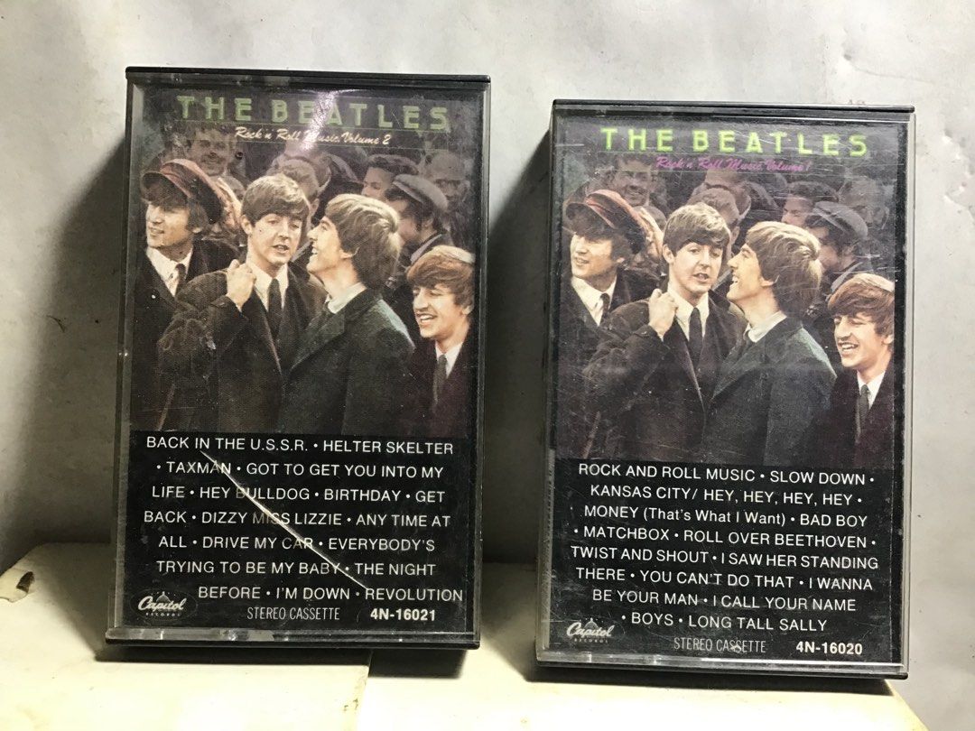 2x TAPE The Beatles - Rock n Roll Music OOP DOUBLE CASSETTE Anubis ...