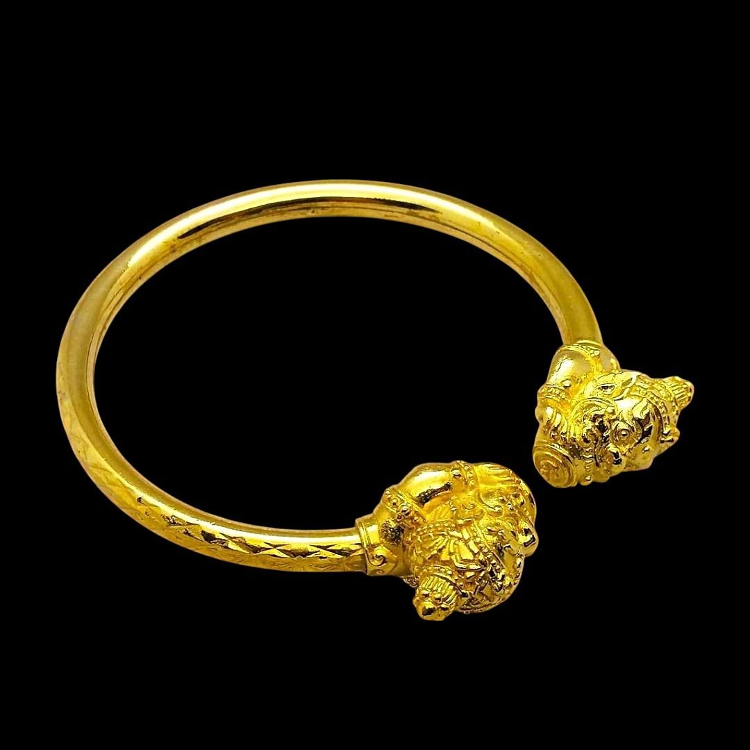 [$58] Wealth Rahu Billionaire Bangle/Double Phra Lahu/Gamlai Setti ...