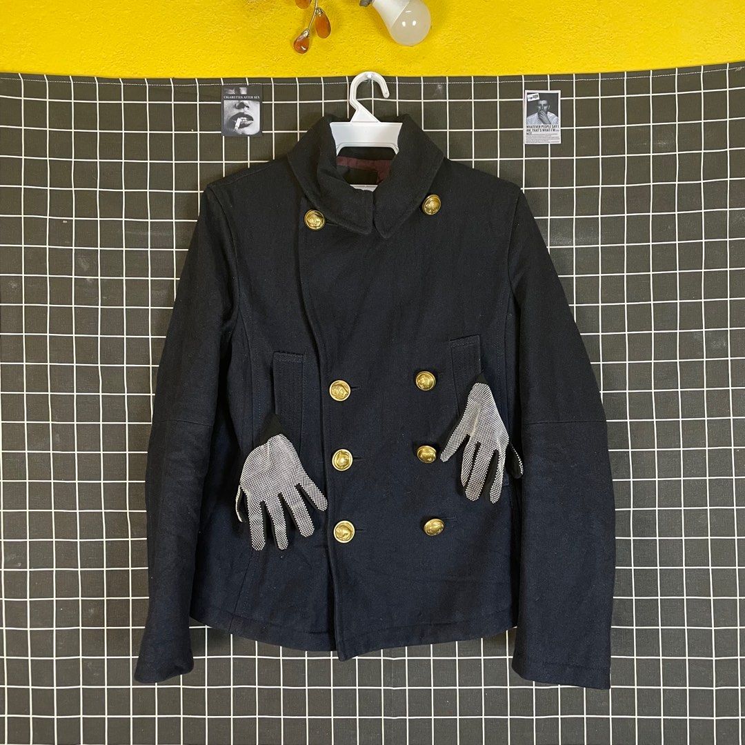 🇯🇵 BUFFALO BOBS GOLD BUTTON DOUBLE BREASTED WOOL JACKET, Men's Fashion ...