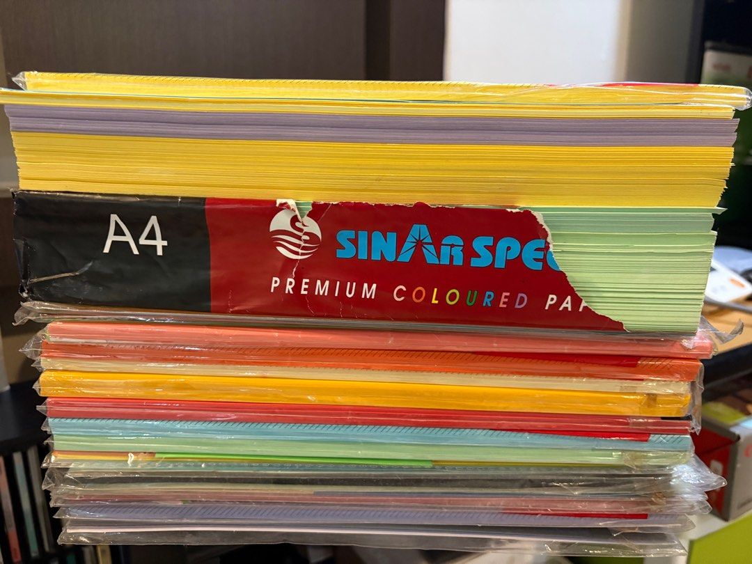 A4 Premium Colored Paper, Hobbies & Toys, Stationery & Craft ...