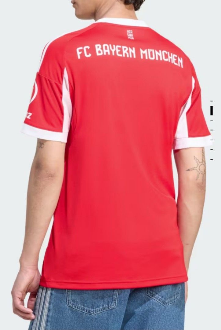 Adidas FC Bayern Munich 2025/26 Home Jersey - Red - L, Men's Fashion ...