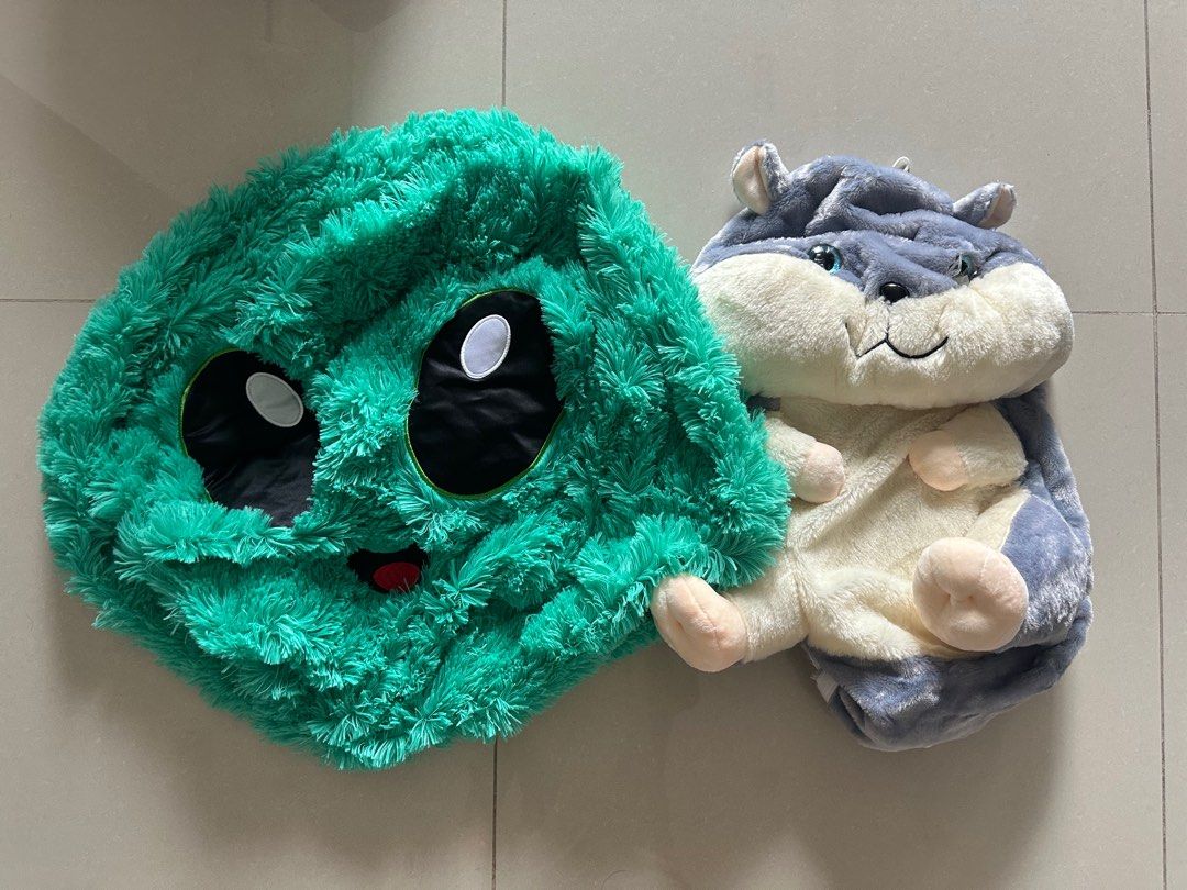 Alien and Hamster Plushie Inflatable Plush, Hobbies & Toys, Toys ...