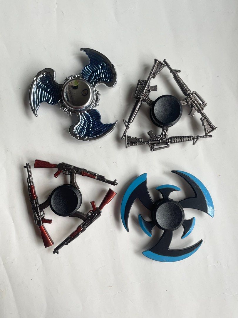 (All for $5) Fidget Spinner Set, Hobbies & Toys, Toys & Games on Carousell