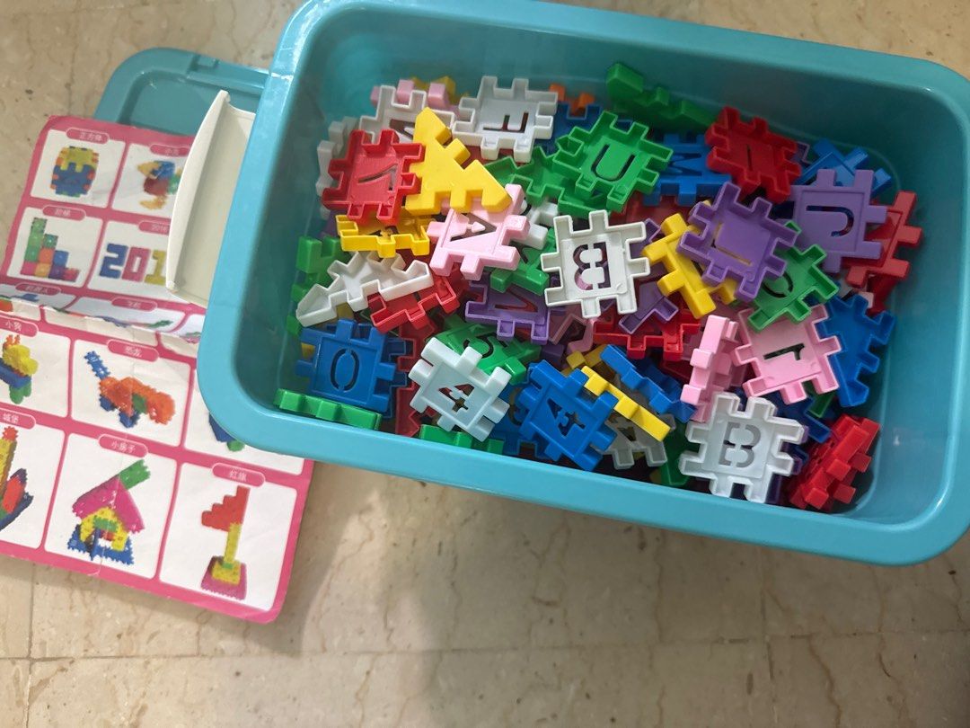 Alphabet Building Blocks Set, Hobbies & Toys, Toys & Games on Carousell