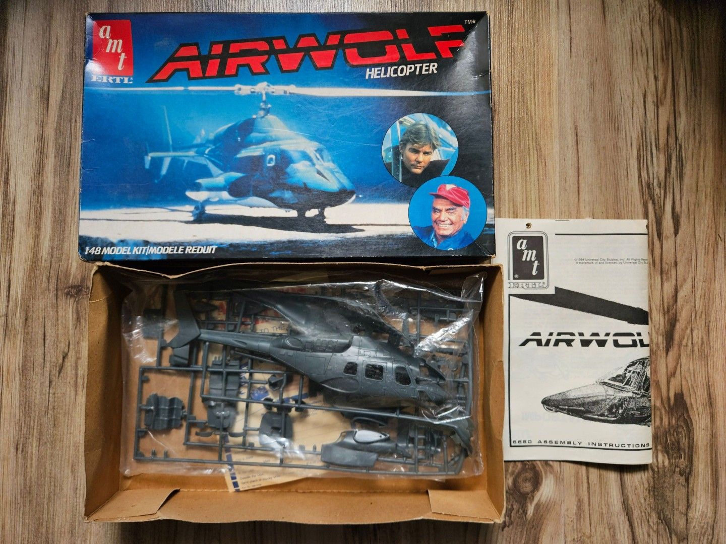 AMT Ertl 1/48 Airwolf Helicopter Model Kit, Hobbies & Toys, Toys ...