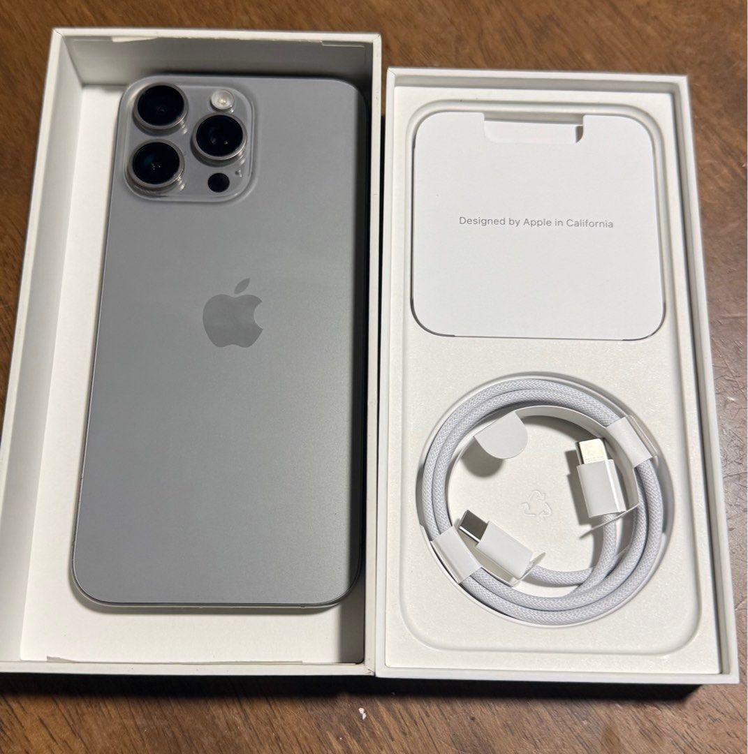 Apple iPhone 15 Pro Max - Natural Titanium, Mobile Phones & Gadgets ...