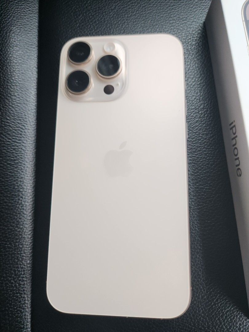 Iphone 16 promax Gold 256GB, Mobile Phones & Gadgets, Mobile Phones ...