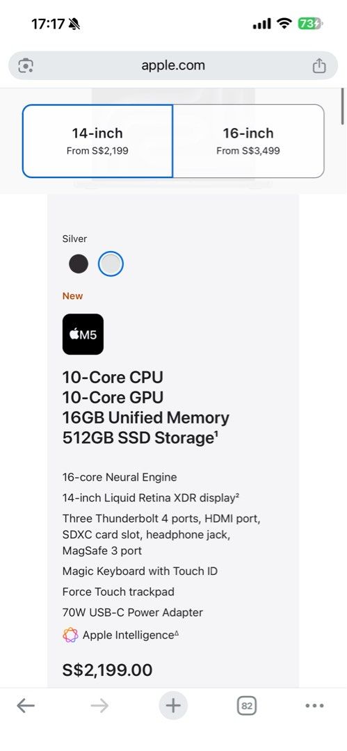 Apple MacBook Pro 14-inch M3 Chip - Silver, Computers & Tech, Laptops & Notebooks on Carousell