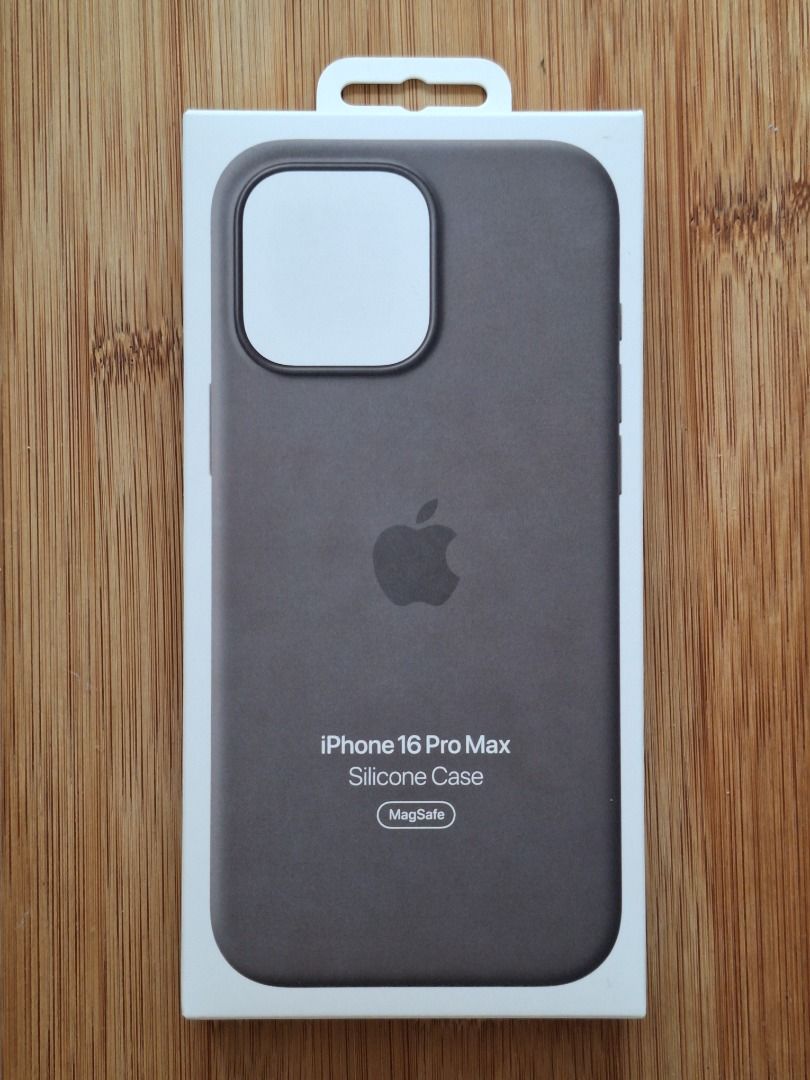 Apple iPhone 16 Pro Max Silicone Case with MagSafe (Stone Grey), Mobile ...