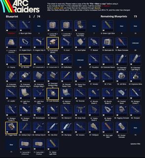 Arc Raiders Blueprints Guns Materials More Video Gaming Gaming