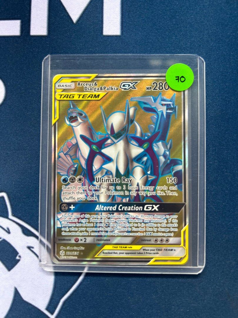 Arceus & Dialga & Palkia GX Tag Team, Hobbies & Toys, Toys & Games on ...